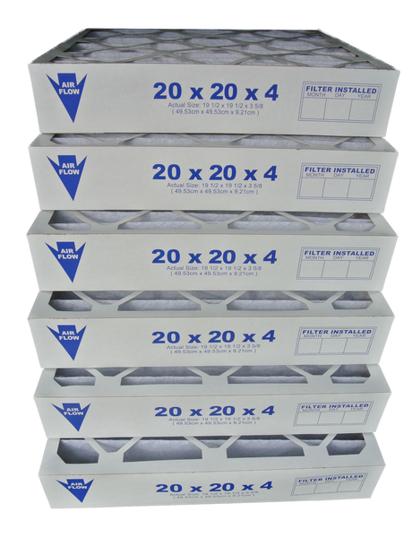 20x25x4 Pleated Air Filter (Merv 8-11-13, Maxi-Pleat) (6-Pack) – Direct ...